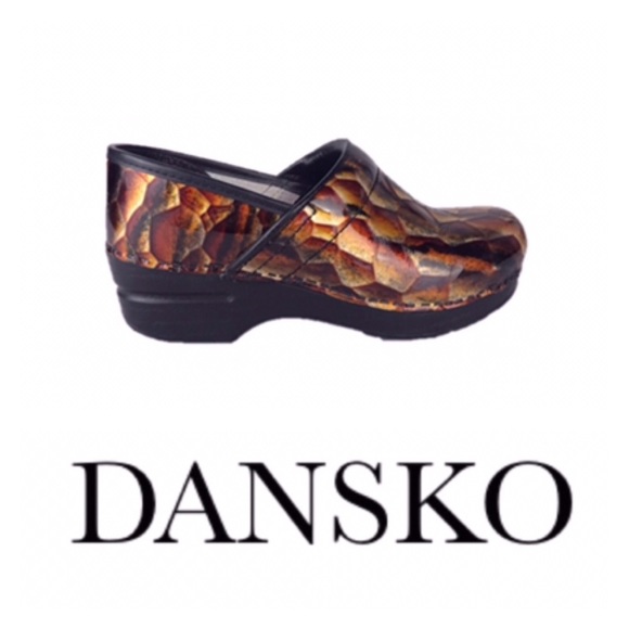Dansko | Shoes | Dansko Animal Print Patent Leather Clogs | Poshmark